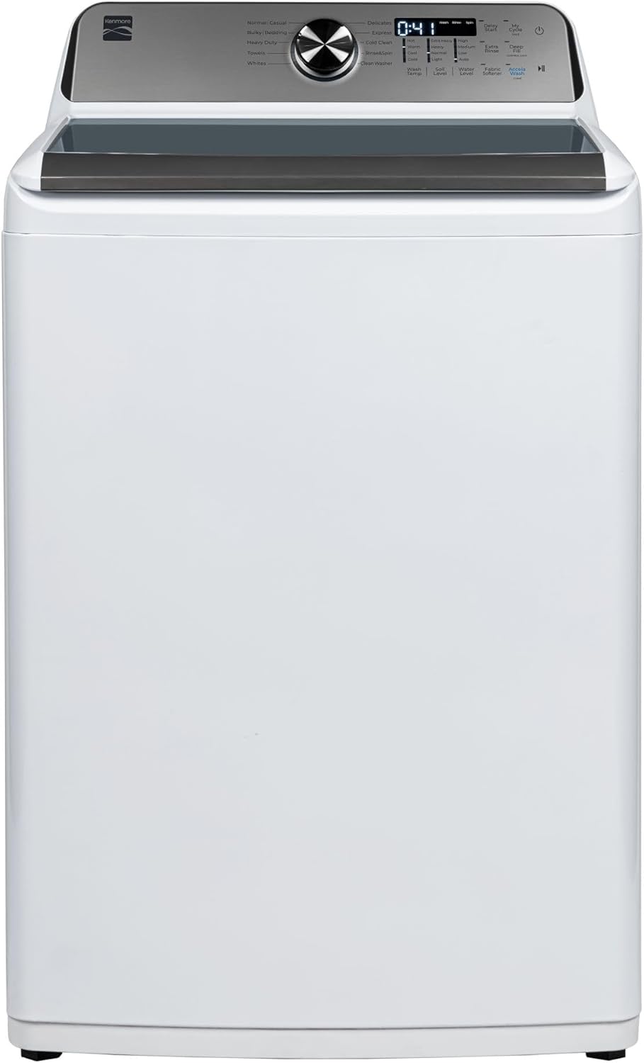 Kenmore, 4.5 cu. ft. Top-Load Washer with Triple Action® Impeller - Wh ...