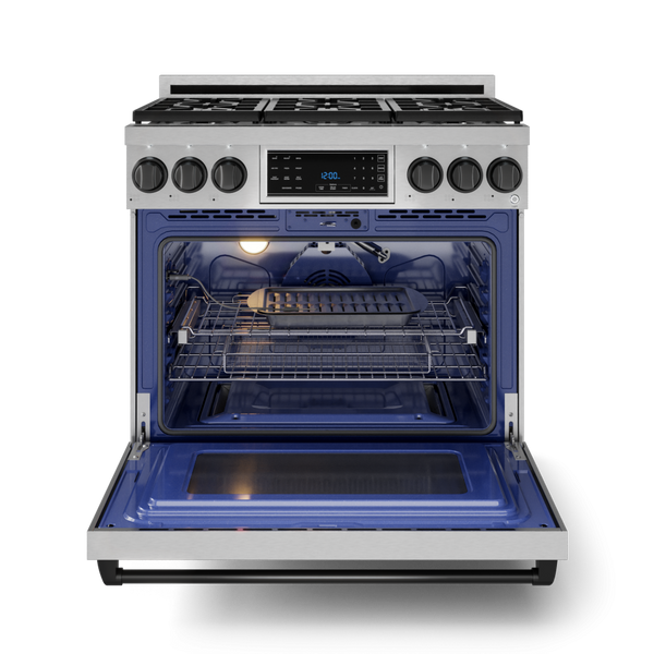 Gordon Ramsay by THOR Kitchen 36" 6.0 cu. ft. Professional Natural Gas ...