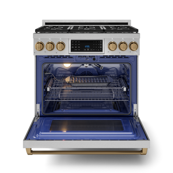 Gordon Ramsay by THOR Kitchen 36" 6.0 cu. ft. Professional Natural Gas ...